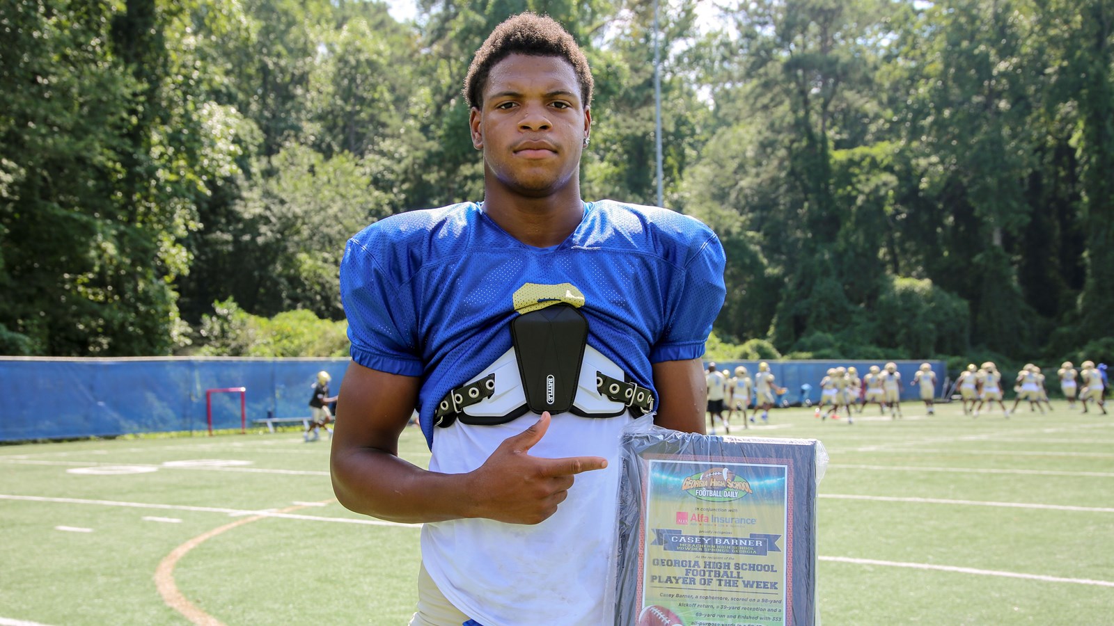 McEachern Sophomore Wins First GHS Football Player of the Week for 2025
